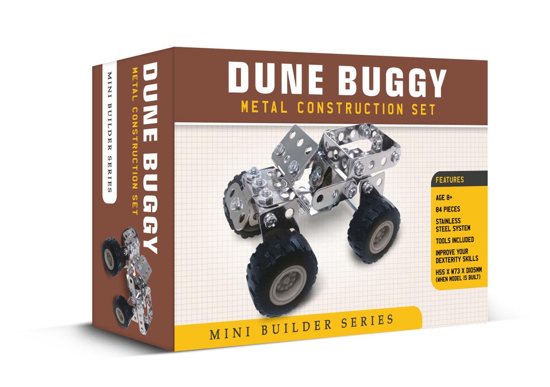 Mini Builder Series Dune Buggy Metal Construction Set - Etsy