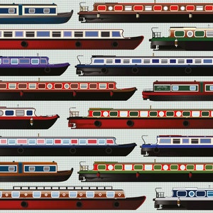 Canal Boats 1000 Piece Jigsaw Puzzle - Etsy
