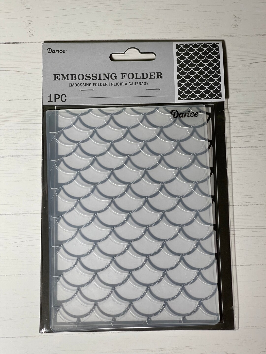 Scales Embossing Folder by Darice - Etsy