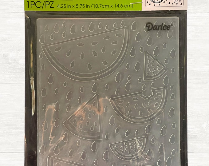 Watermelon and Seeds Embossing Folder - Etsy