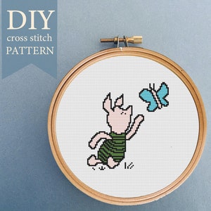piglet cross stitch pattern