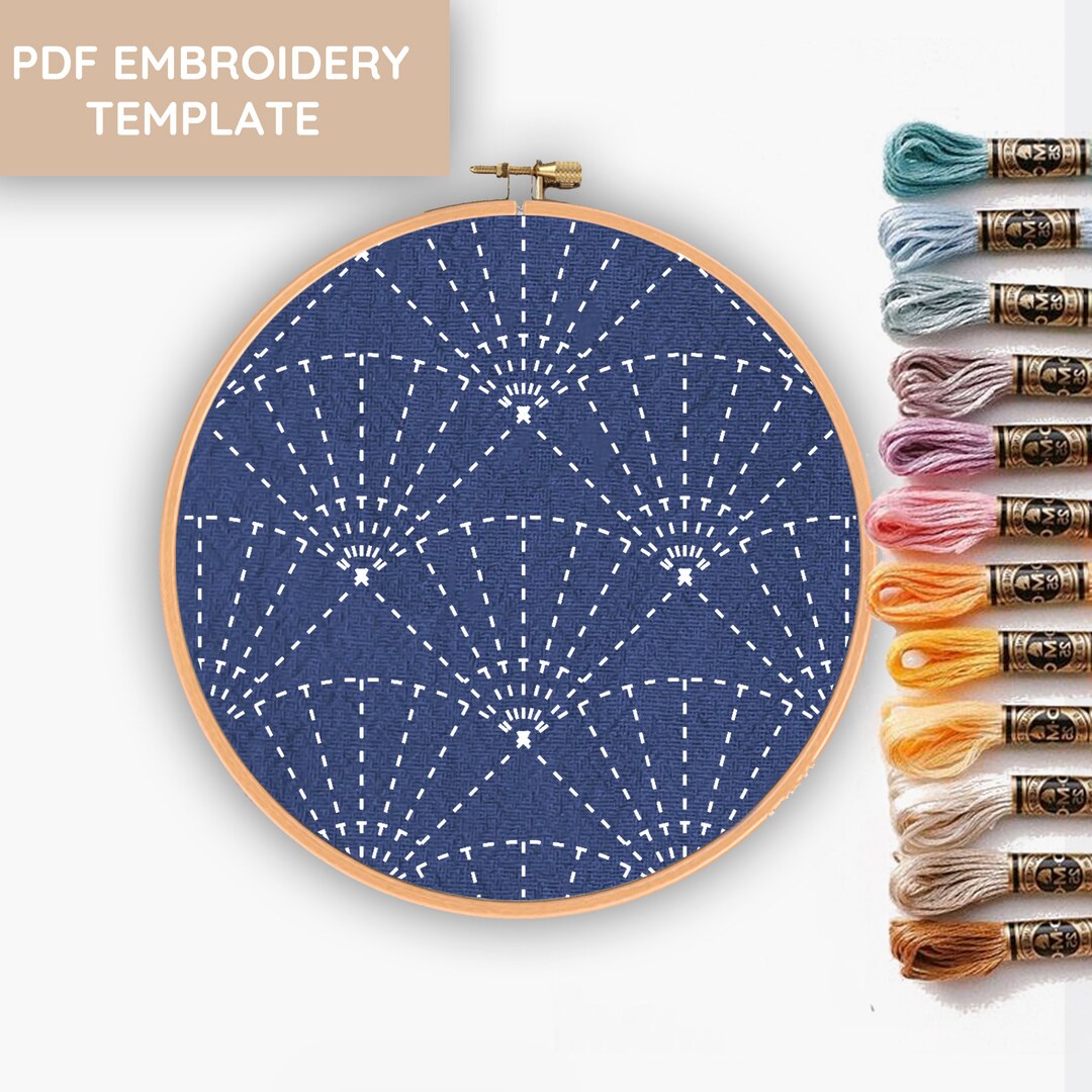 Sashiko Embroidery, Japanese Patterns, Instant Download, Digital ...