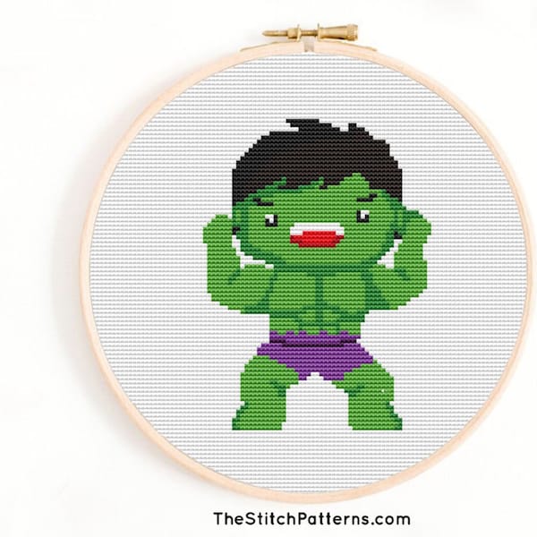 Super Hero Cross Stitch Pattern - Etsy