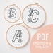 Custom Alphabet Embroidery PDF Pattern, Instant Digital Download ...