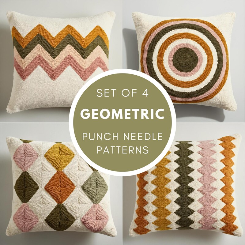 Modern Punch Needle - Etsy