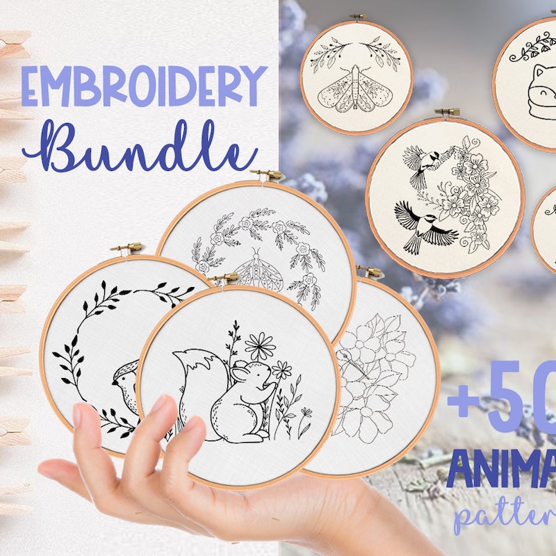 Hand Embroidery Designs - Etsy