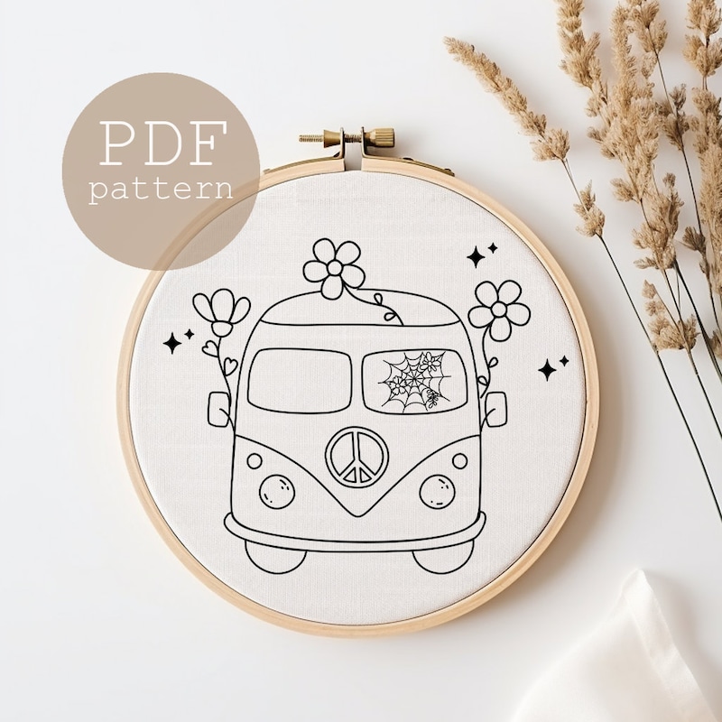 Vw Embroidery - Etsy