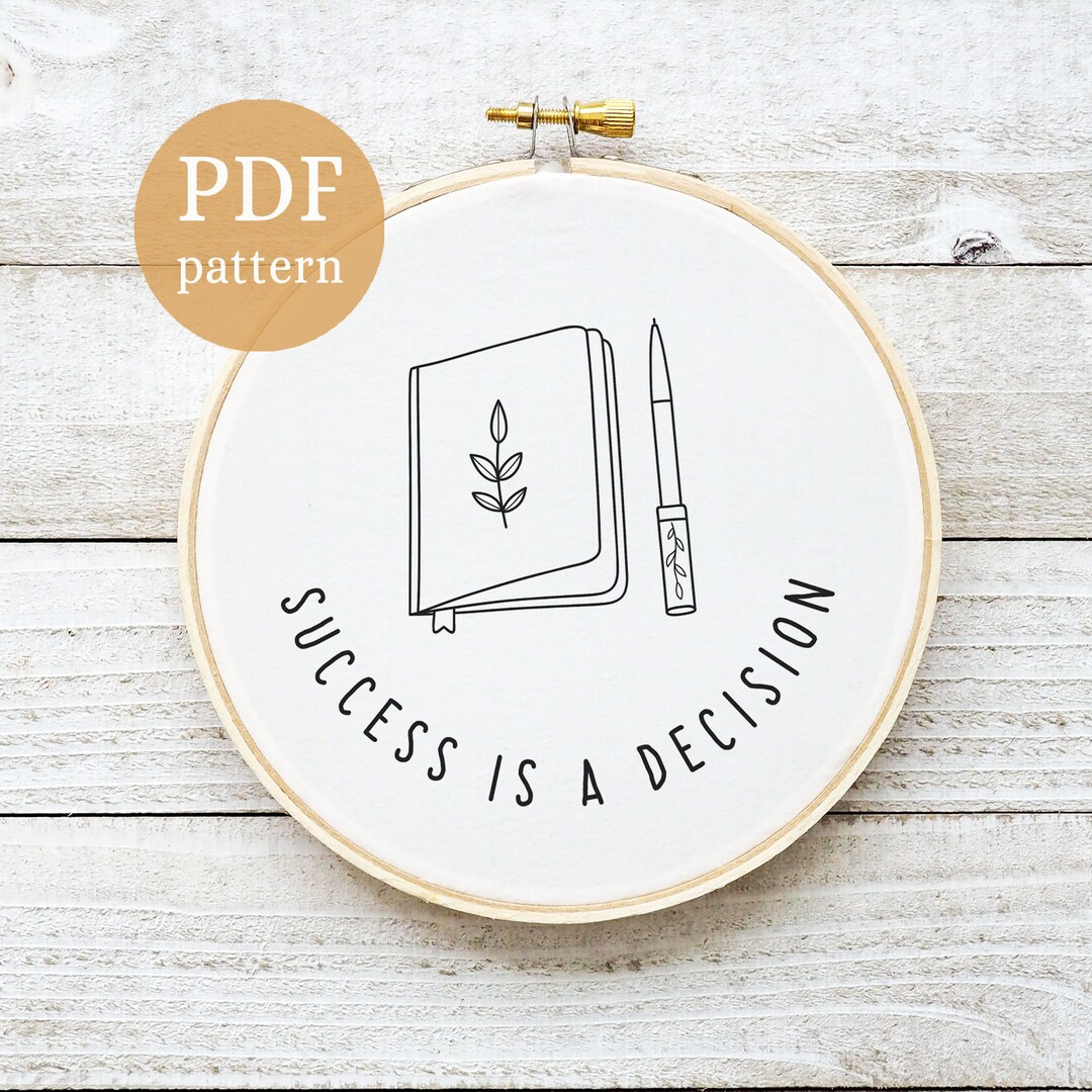 Inspirational Quotes Embroidery Motivational Hand Embroidery - Etsy