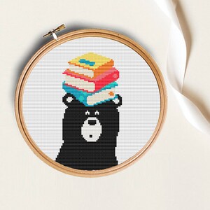Set of 2 Reading Cross Stitch Pattern,cross Stitch,cross Stitch Pattern ...