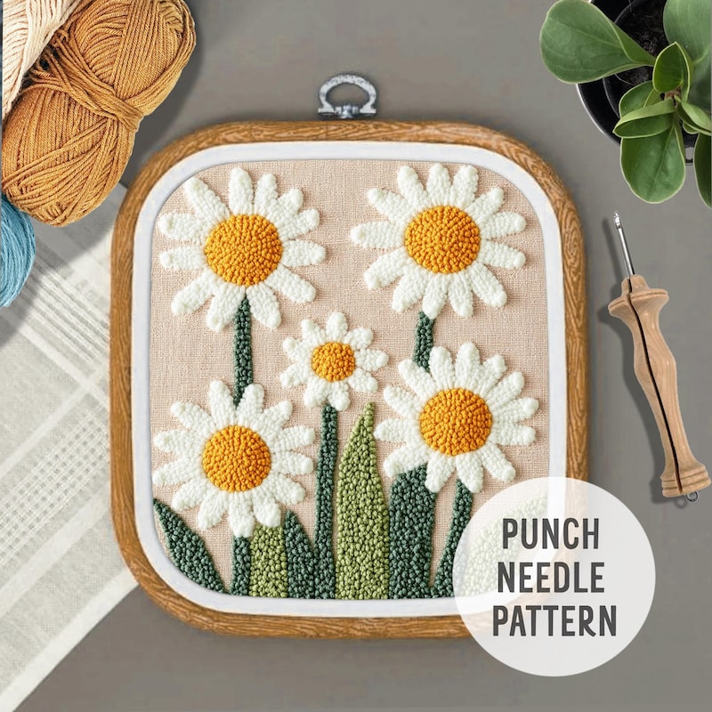 Modern Punch Needle - Etsy