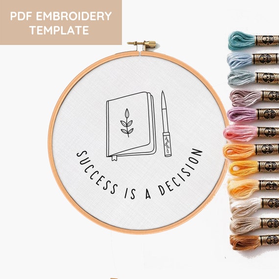 Inspirational Quotes Embroidery Motivational Hand Embroidery - Etsy