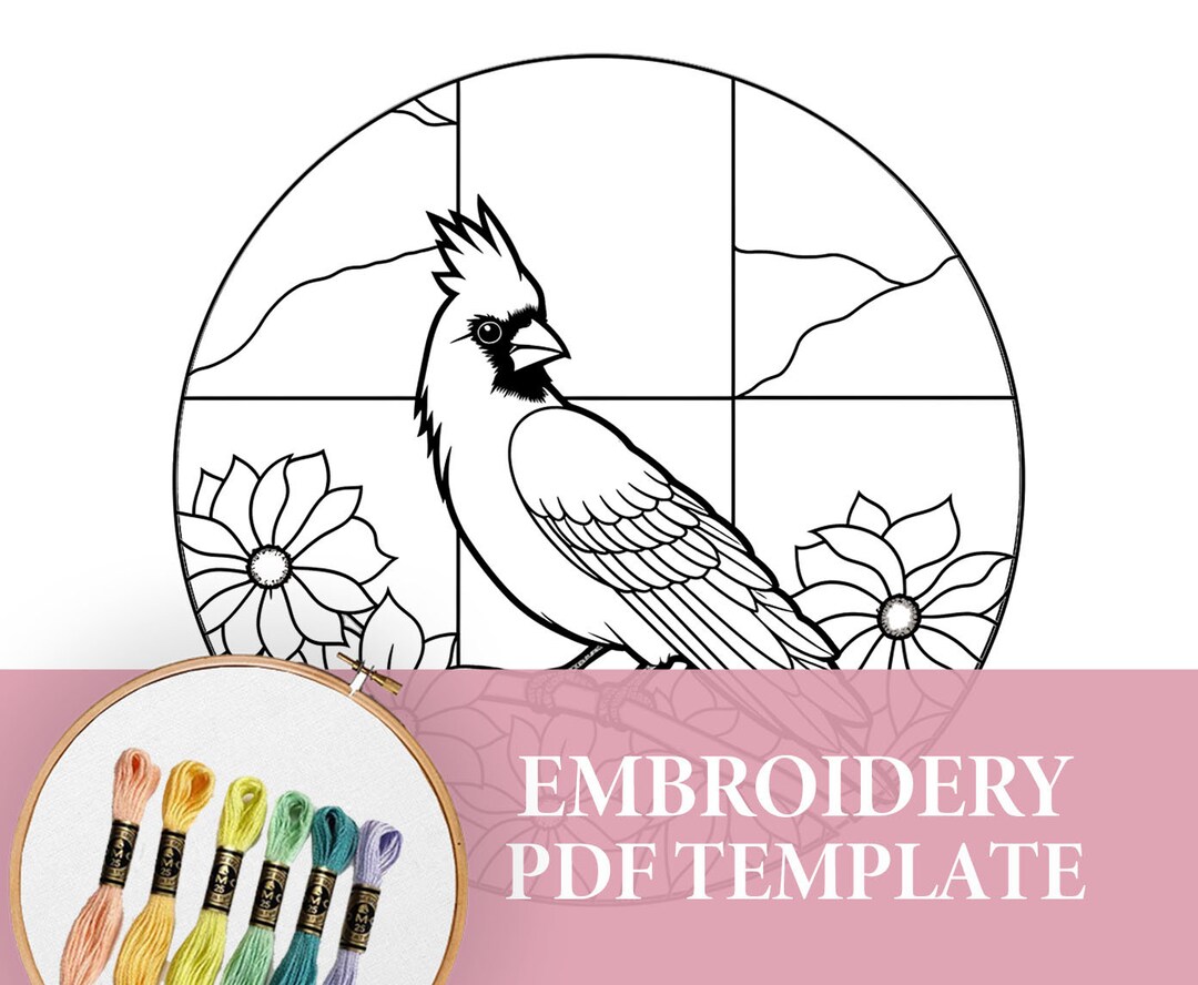 Hand Embroidery Pattern, Pdf Ready to Download, Crafts, Simple Drawings ...