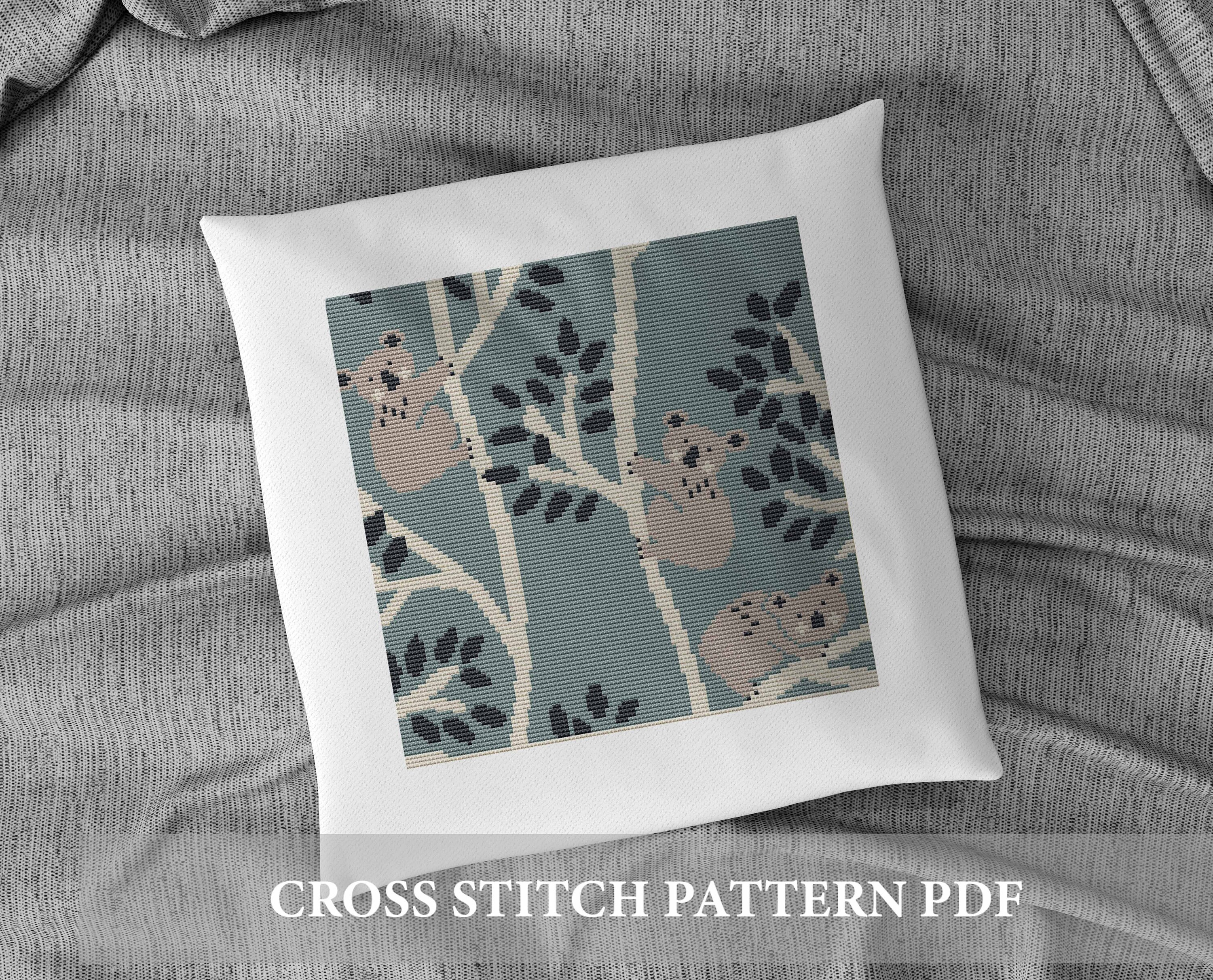 Koala cross stitch pattern PDF Koala embroidery PDF digital | Etsy