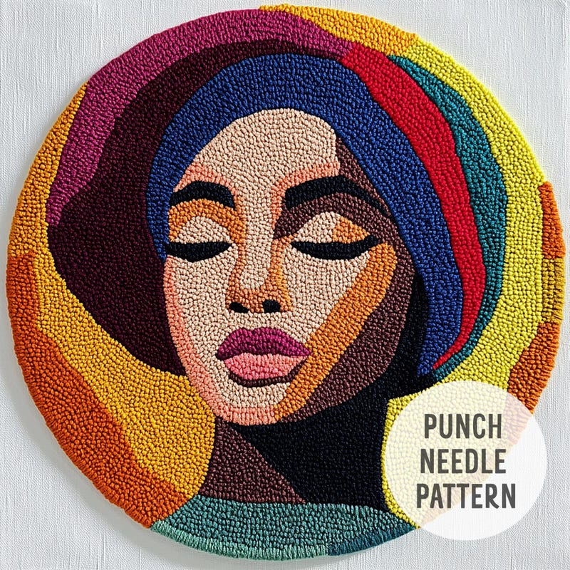 Punch Needle Kit Portrait - Etsy