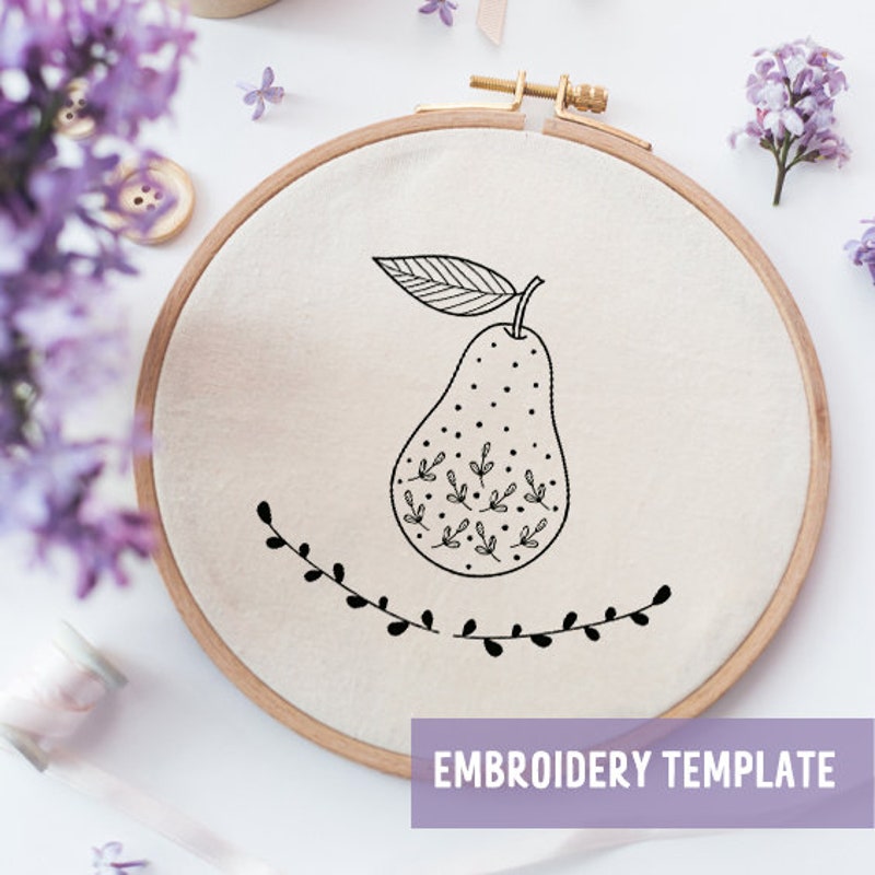 Fruit Embroidery Pattern - Etsy