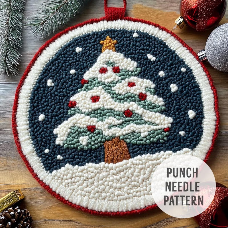 Punch Needle Coaster - Etsy