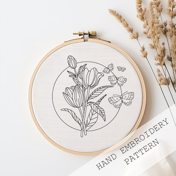 Hidden Beach Embroidery Pattern Digital PDF for DIY Craft. Embroidered ...