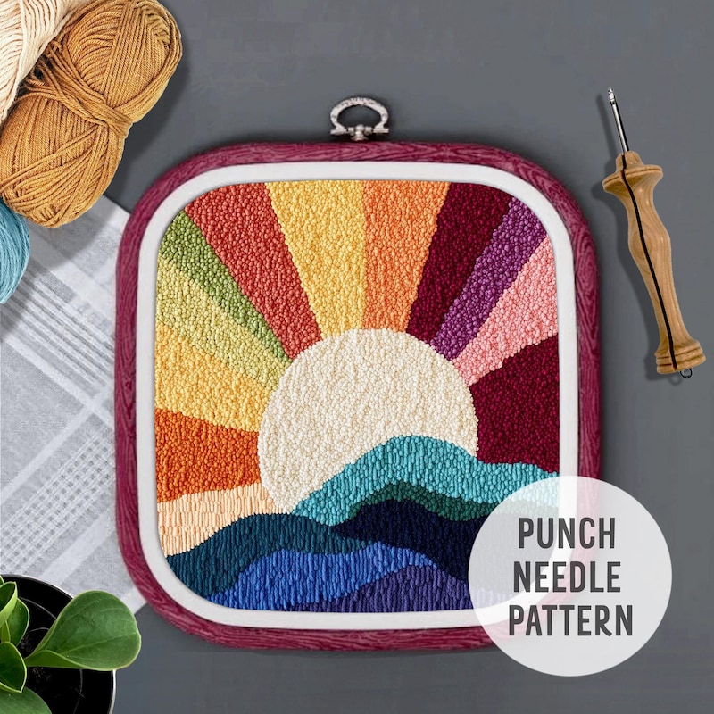 Nature Punch Needle Kit - Etsy