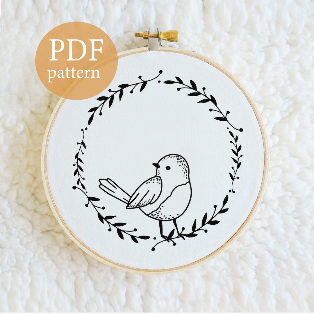 Set of 3 Bird Embroidery Pattern PDF Pattern Digital - Etsy