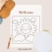 Smiley Sun Punch Needle Pattern: DIY Nursery Decor (PDF Pattern) - Etsy