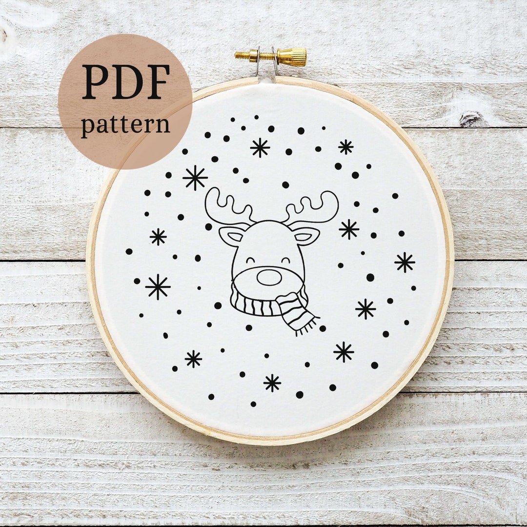 Winter Collection Hand Embroidery Pattern Embroidery - Etsy