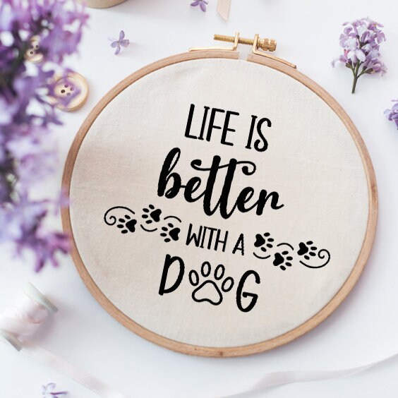 Set of 3 Dogs Embroidery Pattern Pet Craft Project - Etsy