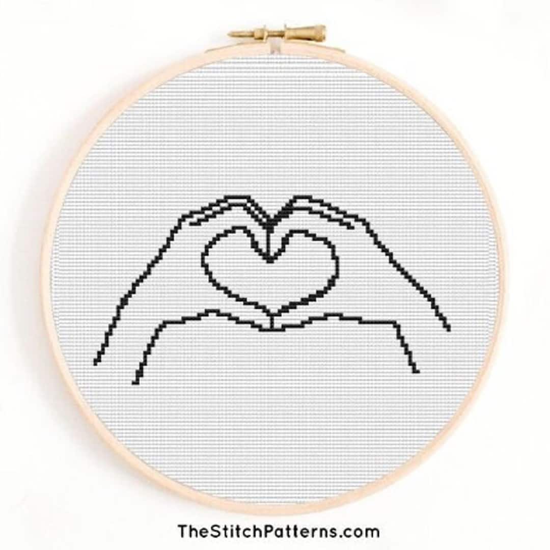 Hand Embroidery Hoop Art, Abstract Cross Stitch, Printable for All ...
