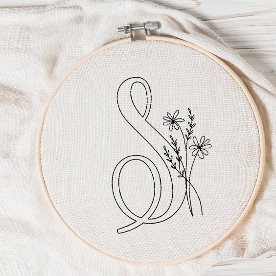 Custom Alphabet Embroidery PDF Pattern Instant Digital - Etsy
