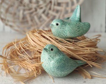 Clay Bird Figurine | Etsy