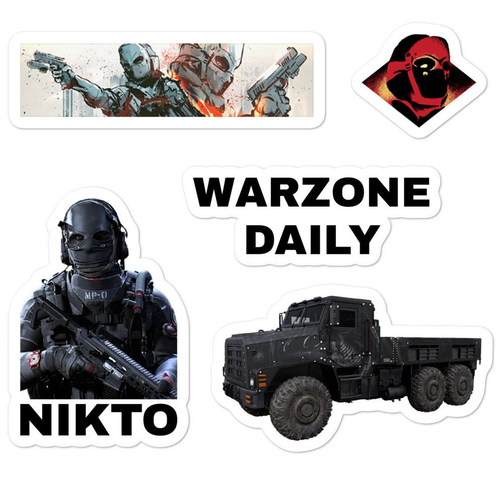 Call of Duty Warzone NIKTO Operator stickers kiss cut | Etsy