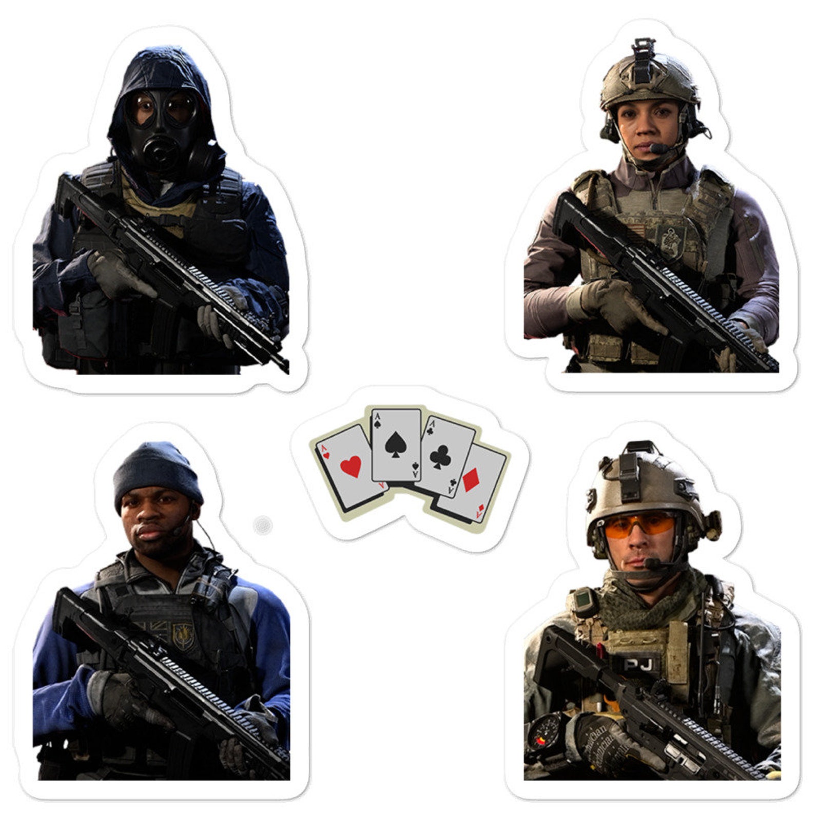 Call of Duty Warzone Operator Sticker Pack 41 FREE | Etsy