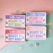 Ready to Get Boba Name Tag Style Sticker | Waterproof Sticker | Hello ...