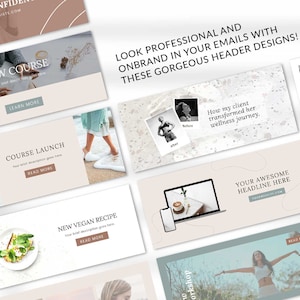 Mailchimp Email Header Templates | Email Newsletter Header | Instant ...