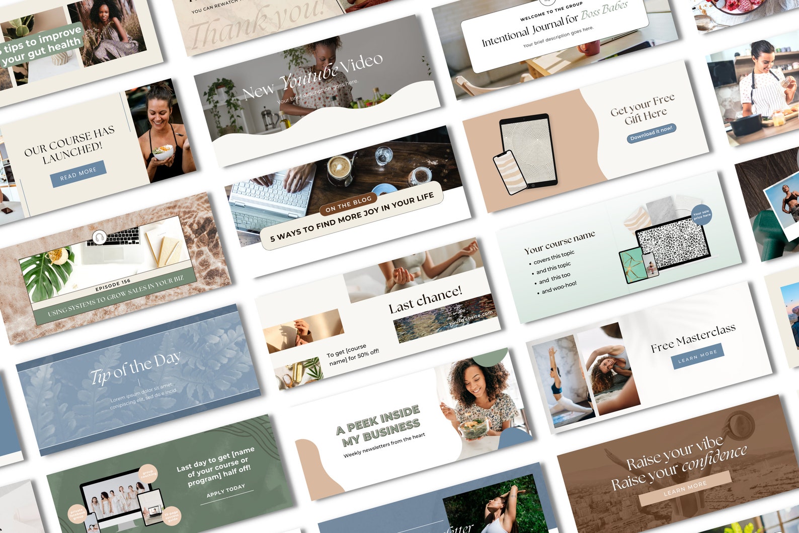 Email Header Mailchimp | Email Template Coaches | Canva Template ...
