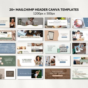 Email Header Mailchimp | Email Template Coaches | Canva Template ...