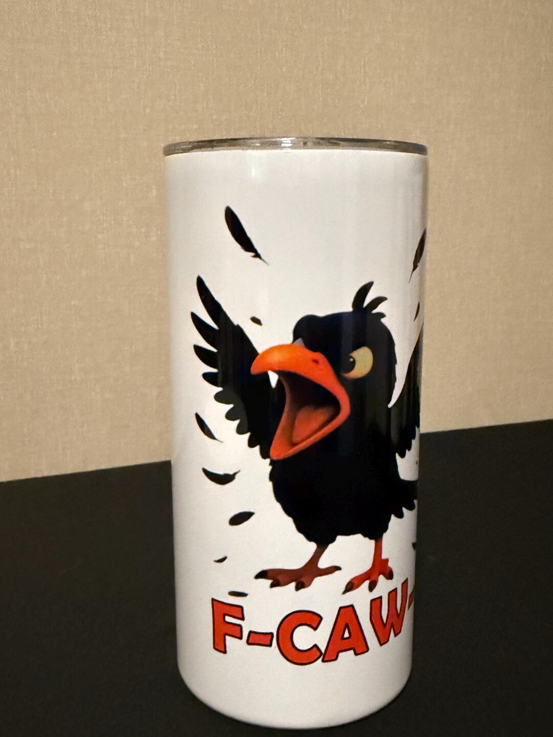 Bird Crow F-CAW-F Tumbler Coffee Tea Wine Cup - Etsy