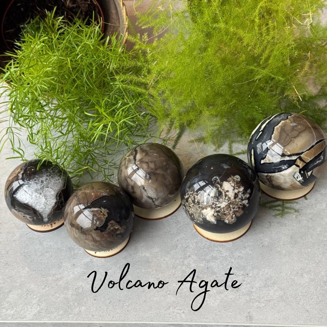Volcano Agate Sphere - Polished Gemstone - Crystal - Choose - Etsy