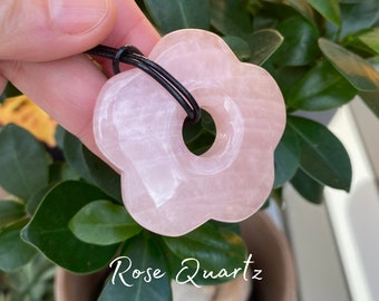 Rose Quartz Flowers | Etsy