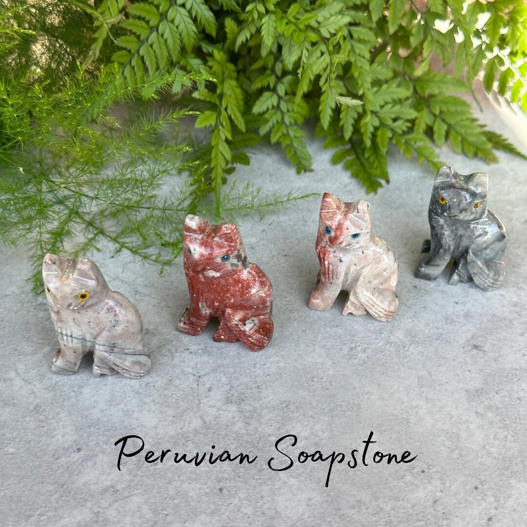Soapstone Sculpture Cat