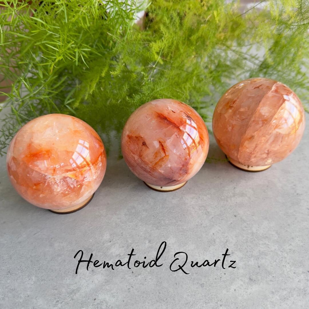 Hematoid Quartz Sphere - Polished Gemstone - Crystal - Choose - Etsy