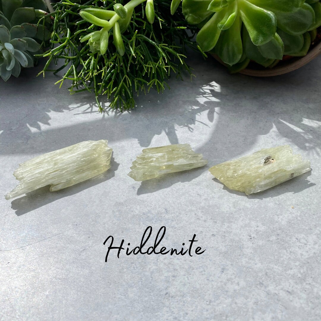 Skeletal Hiddenite - Raw Natural Crystal - Rough Gemstone - Etsy