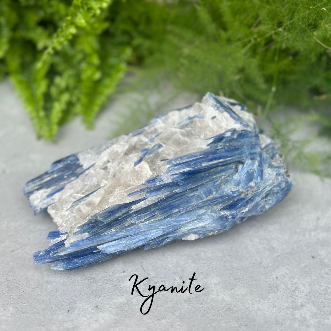 Blue Kyanite Large Raw Natural Crystal - Rough Gemstone - Etsy