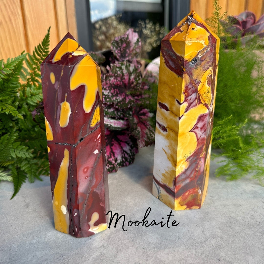 Mookaite Polished Tower - Large - Freestanding Gemstone - Crystal - Etsy UK
