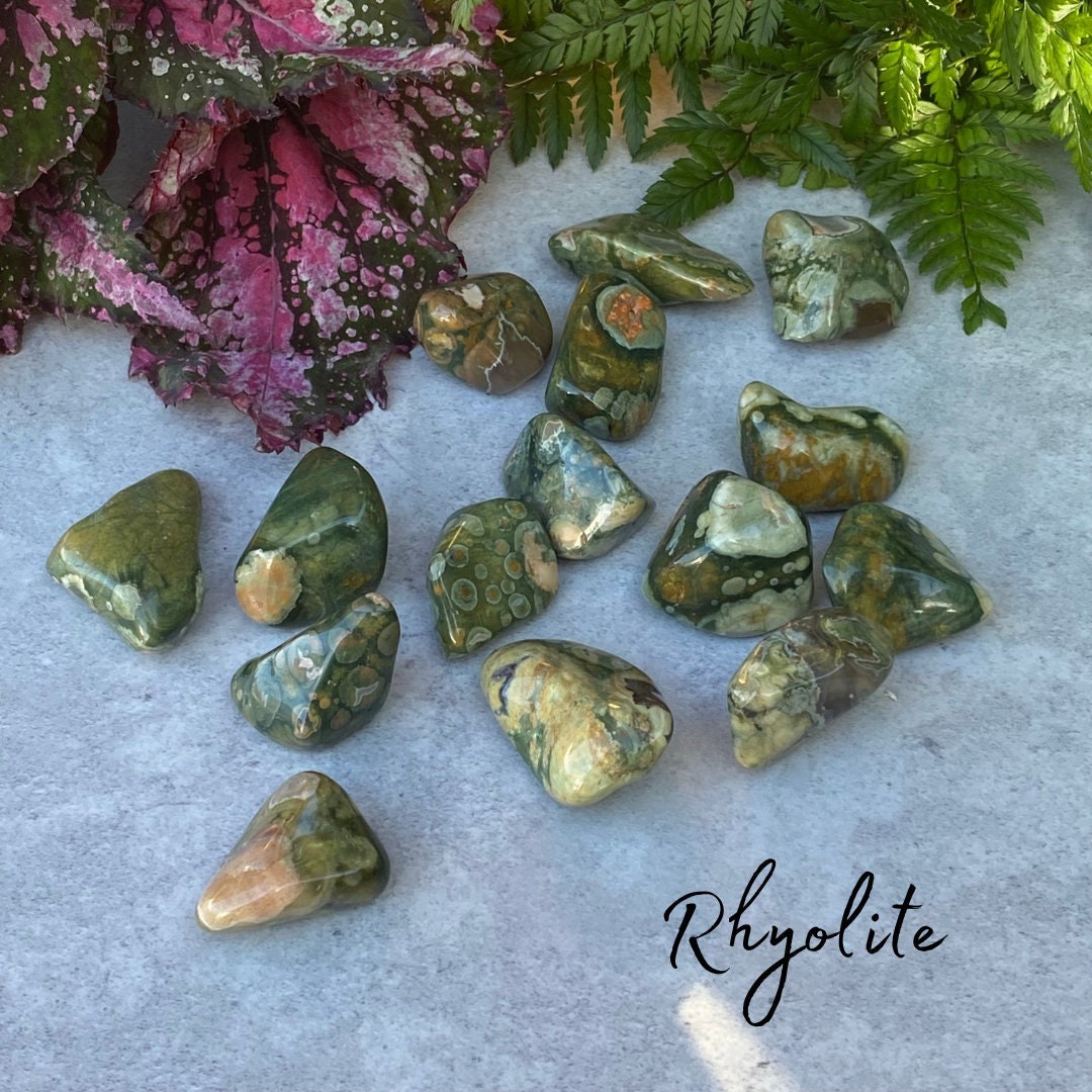 Rhyolite Polished Pebble Crystal - Tumbled Gemstone - Etsy