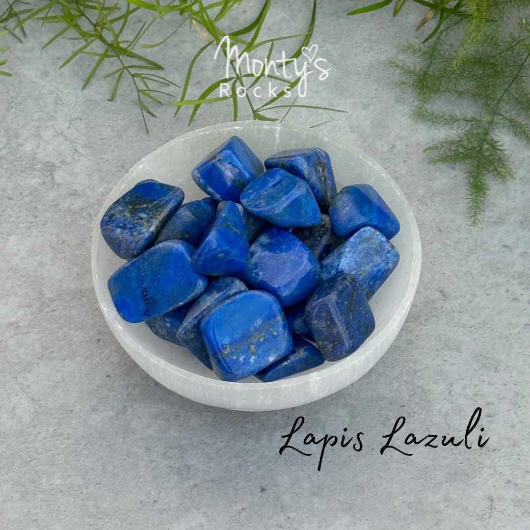 Lapis Lazuli Small Polished Pebble - Gemstone - Crystal - 3 Sizes - Etsy