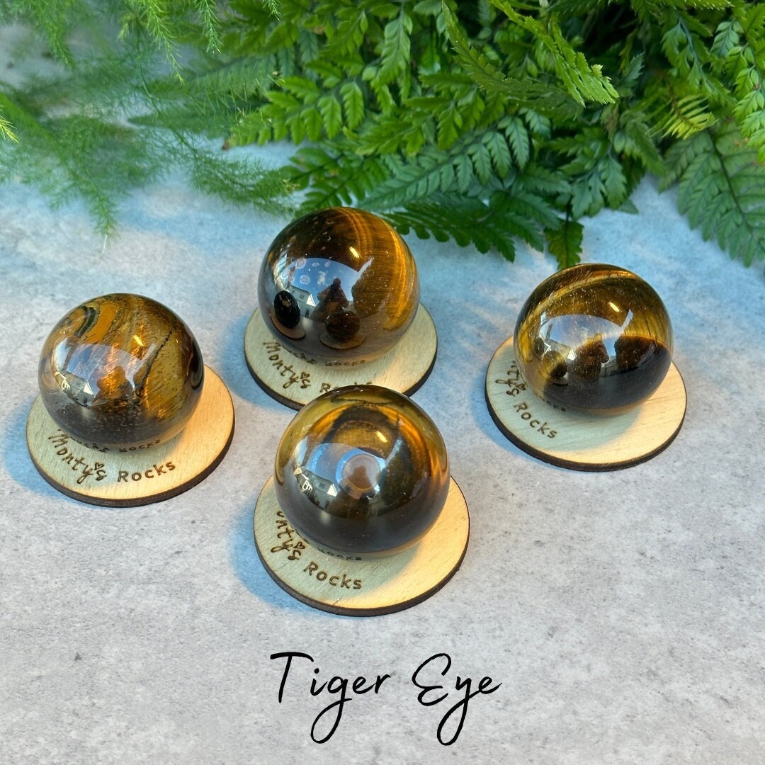 Tiger Eye Sphere - A+ Quality - Approx. 40mm - Gemstone - Crystal - Etsy