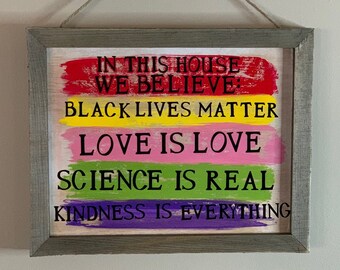 Science is Real Sign - Etsy