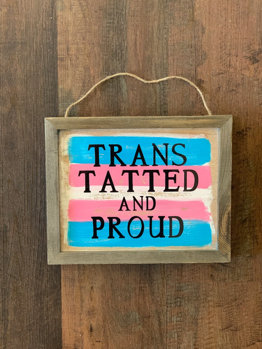 Wood Sign Wood Decor Transgender Signs LGBTQ Signs - Etsy Canada