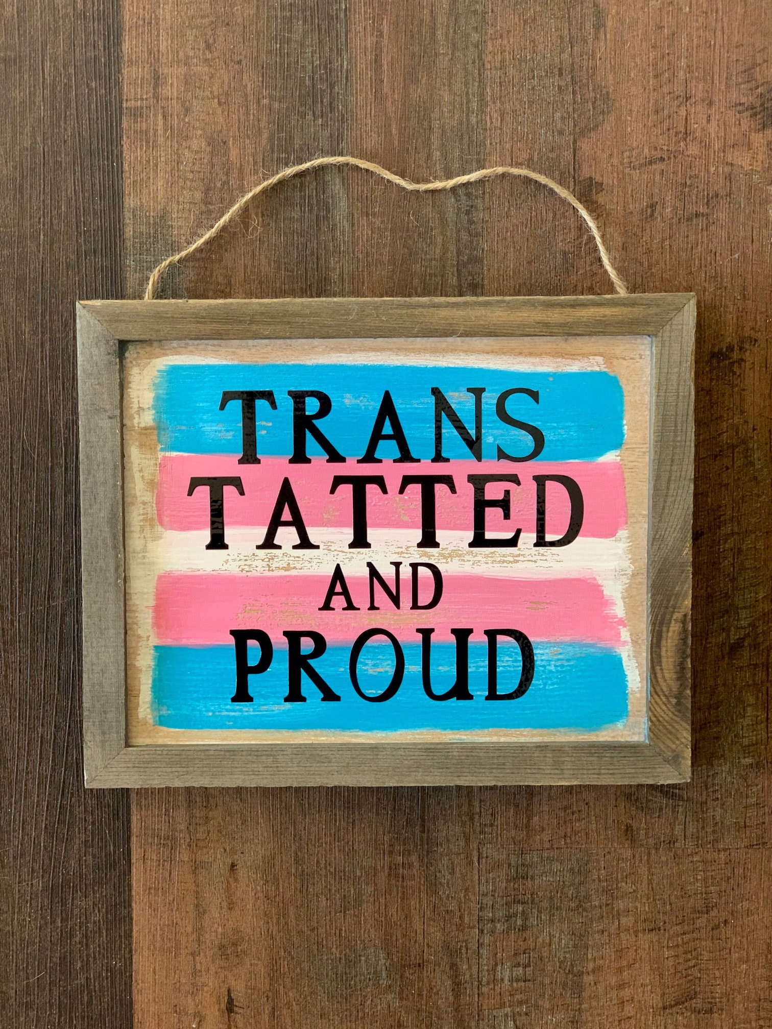 Wood Sign Wood Decor Transgender Signs LGBTQ Signs - Etsy Canada