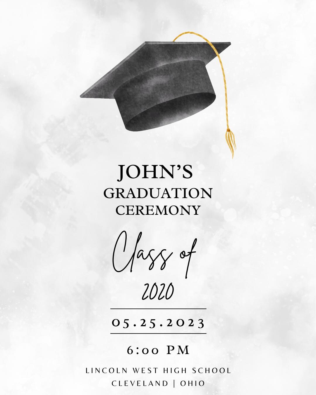 Editable Digital Party Invitation, Digital Download, Graduation ...